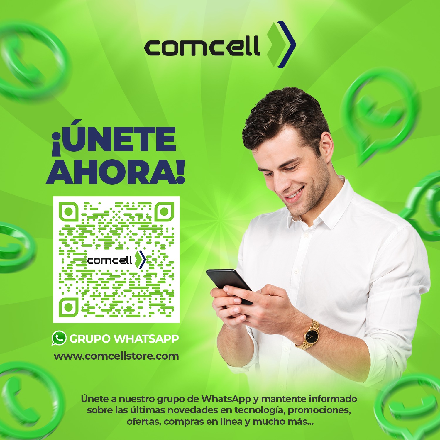 Comcell Store – Disfruta la Experiencia